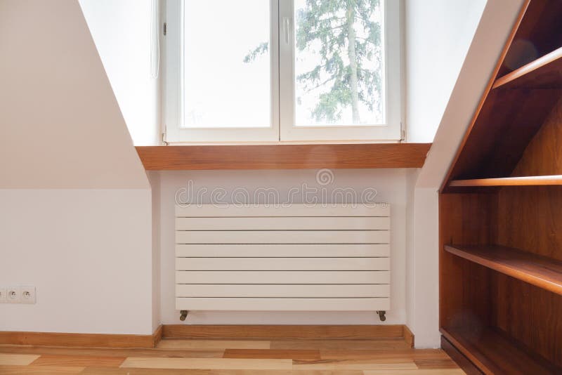 Radiator in cozy room stock image. Image of radiator - 47608417
