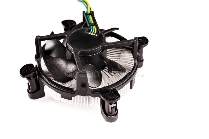Radiator with Fan for Cooling the Computer Processor in the System Unit ...