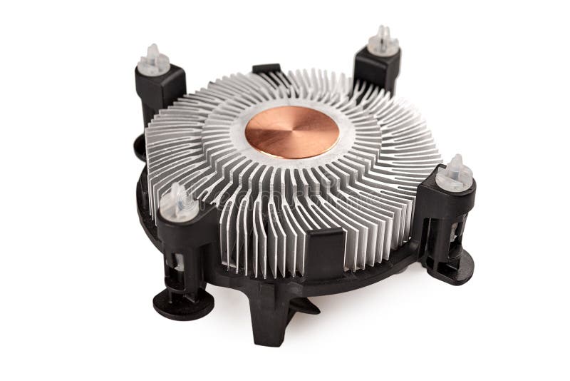 Radiator with Fan for Cooling the Computer Processor in the System Unit ...