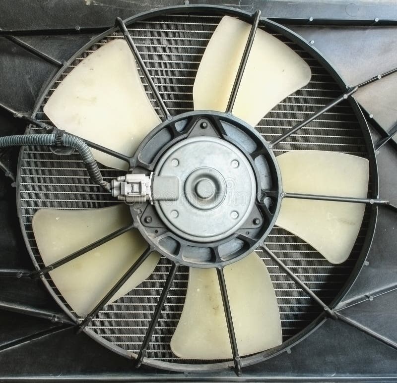 Radiator fan motor stock photo. Image of used, auto, cooler - 67934594