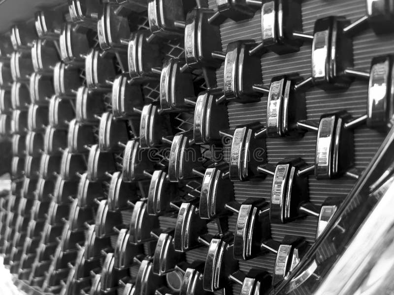 Radiator Grille Pattern. Car Radiator Grill Close Up Stock Photo ...
