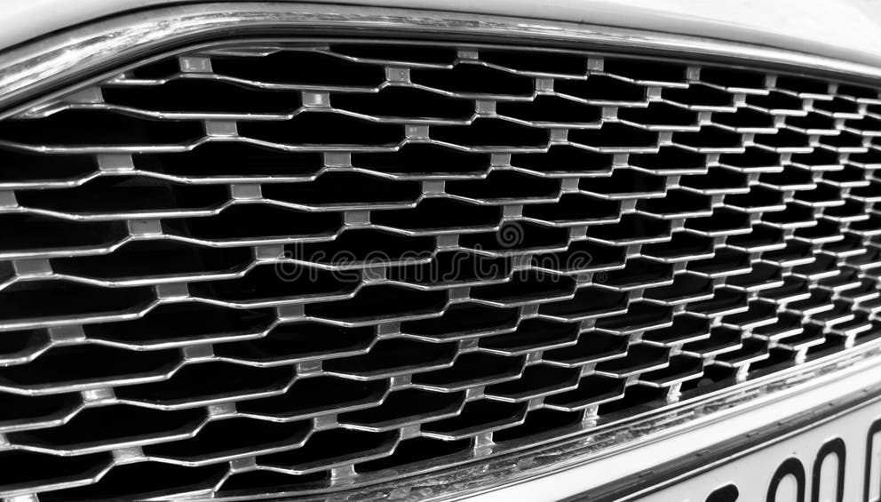 Radiator Grille Pattern. Car Radiator Grill Close Up Stock Image ...