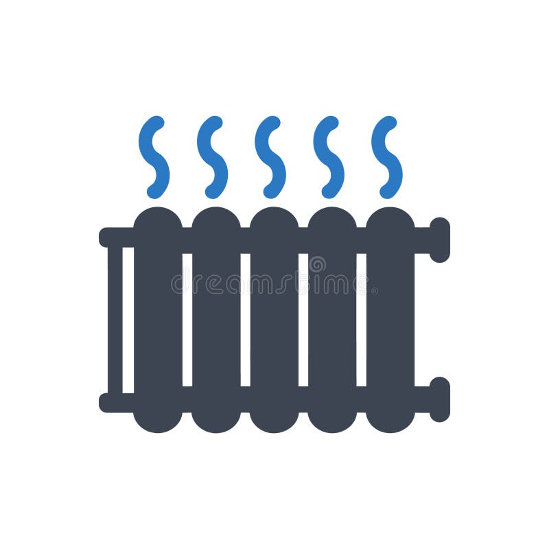 Radiator Heating Icon stock vector. Illustration of warmth - 361752916