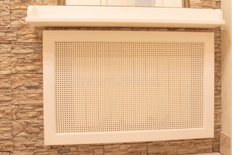 Mat Panel for Heating Radiator Under the Window Stock Photo - Image of ...