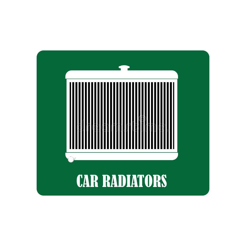 Radiator icon stock vector. Illustration of spare, texture - 283030514