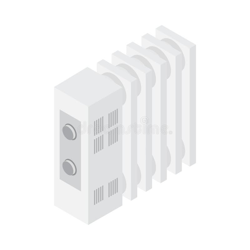 Radiator Isometric Icon stock vector. Illustration of appliance - 272634335