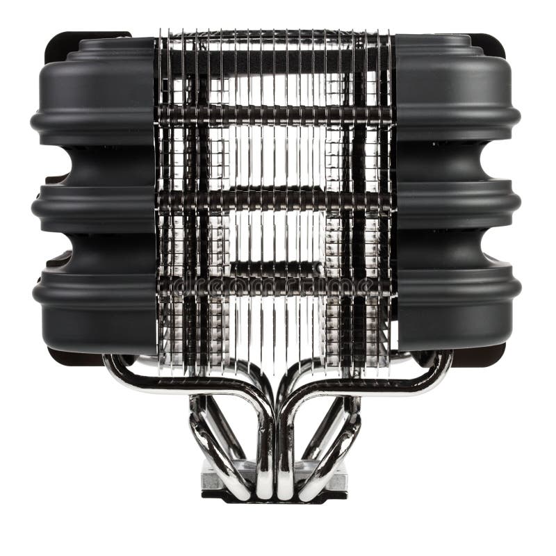 Passive Cooling Heatsink on Computer Gpu Stock Image - Image of ...
