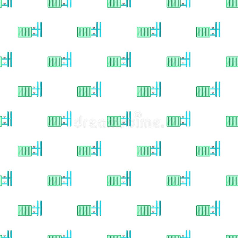Radiator Pattern, Cartoon Style Stock Vector - Illustration of isolated ...