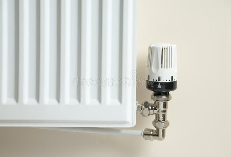 Radiator valve stock photo. Image of pipework, horizontal - 26796558