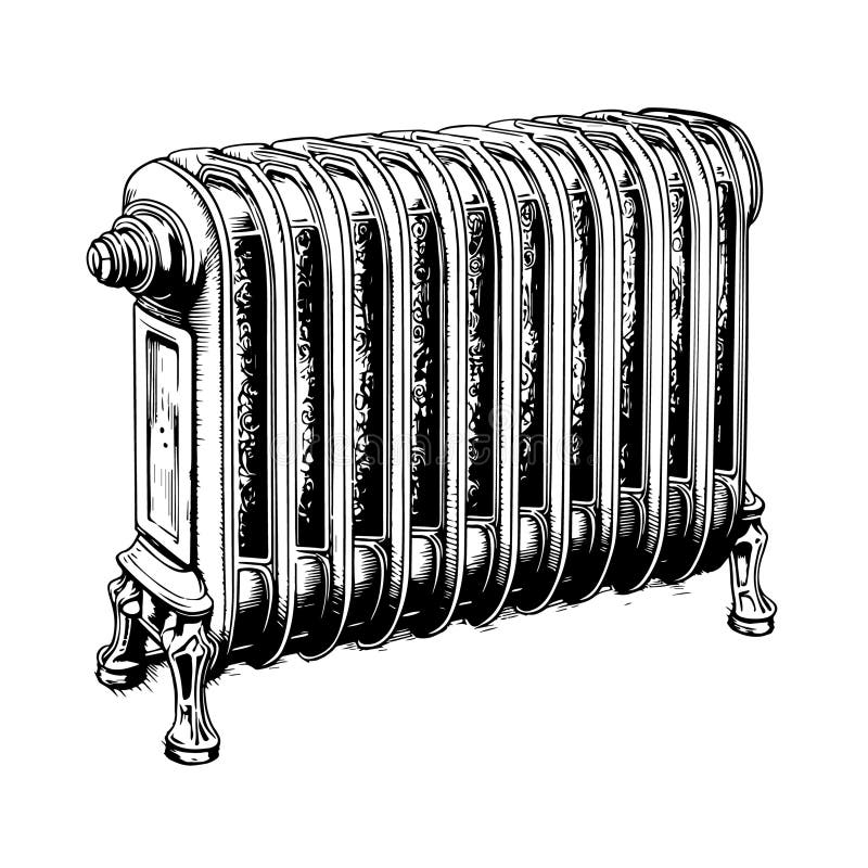 Radiator Drawing Home Stock Illustrations – 343 Radiator Drawing Home ...