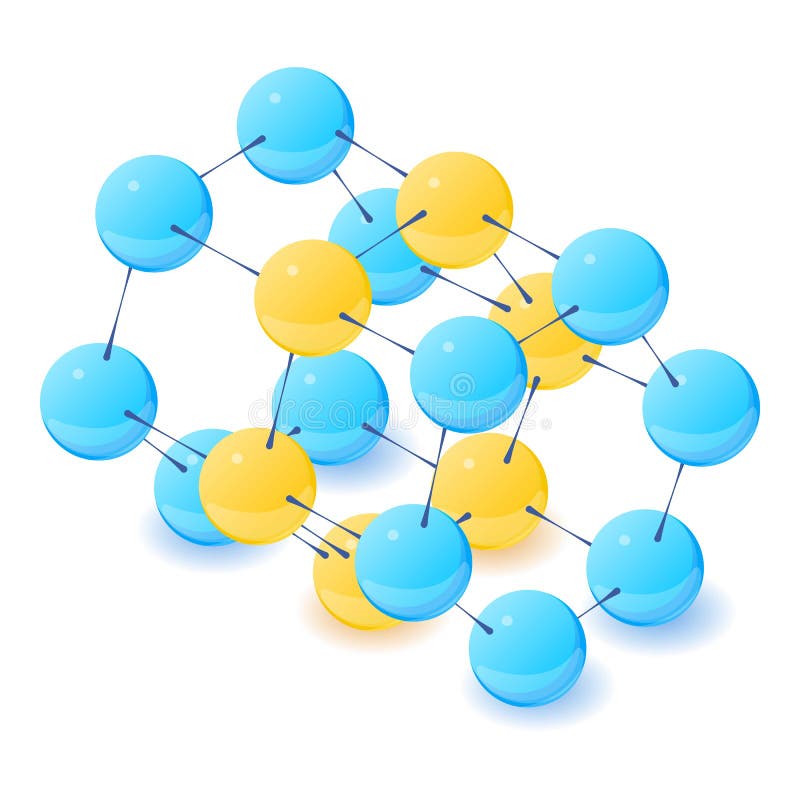 Radical Molecule Icon, Isometric 3d Style Stock Vector - Illustration ...