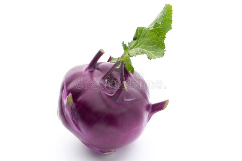 Radice Del Cavolo Rapa Isolata Sui Precedenti Bianchi Immagine Stock ...