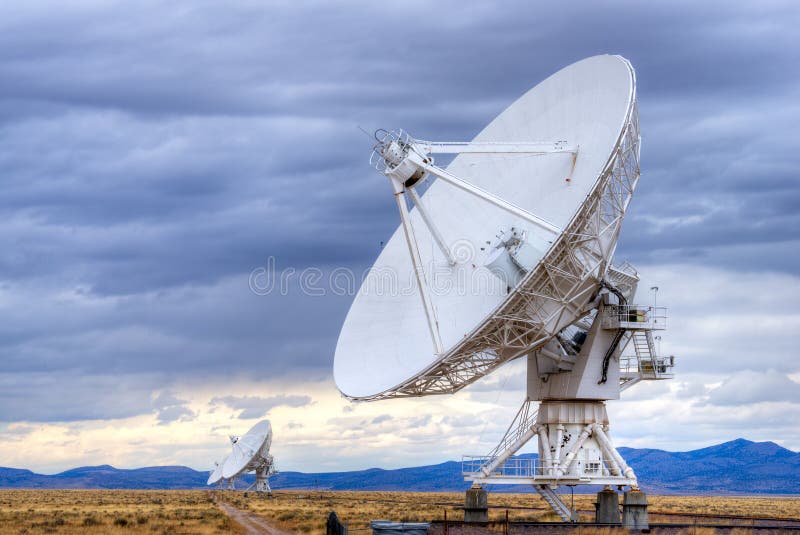 Antenna - Very Large Array Radio Telescope 3 Stock Image - Image of ...