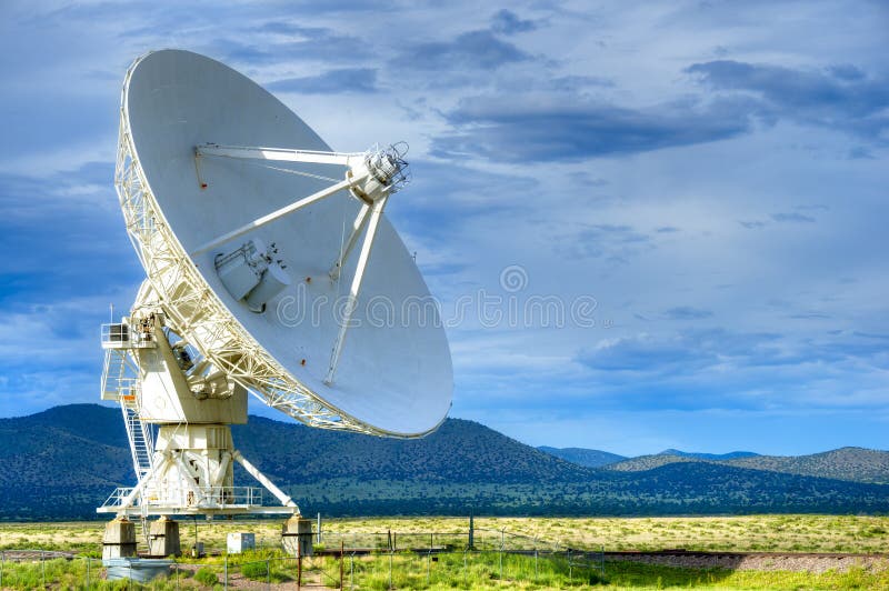 Radio Antenna Dishes stock image. Image of looking, reflection - 1135863