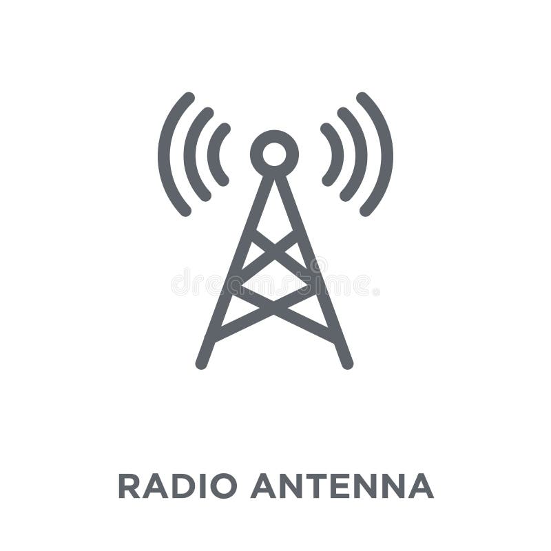 FM Radio Icon. Trendy Modern Flat Linear Vector FM Radio Icon on Stock ...