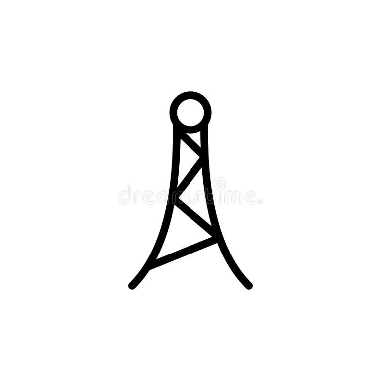 Radio Antenna Icon. Element of Navigation for Mobile Concept and Web ...