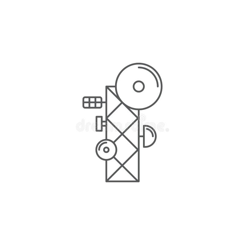 Radio Antenna Vector Icon Symbol Isolated on White Background Stock ... Radio Antenna Vector Icon Symbol Isolated on White Background Stock ...