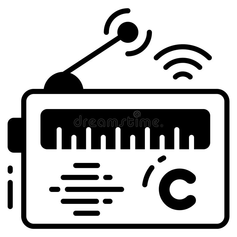 Radio Broadcast Copyright Law, Intellectual Property Icon Stock Vector ...