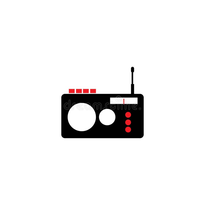 Radio Broadcasting icon stock vector. Illustration of mobile - 192012245