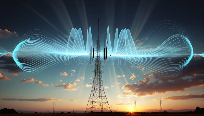 Radio, Broadcasting or Radio Waves Propagate As Electromagnetic Waves ...