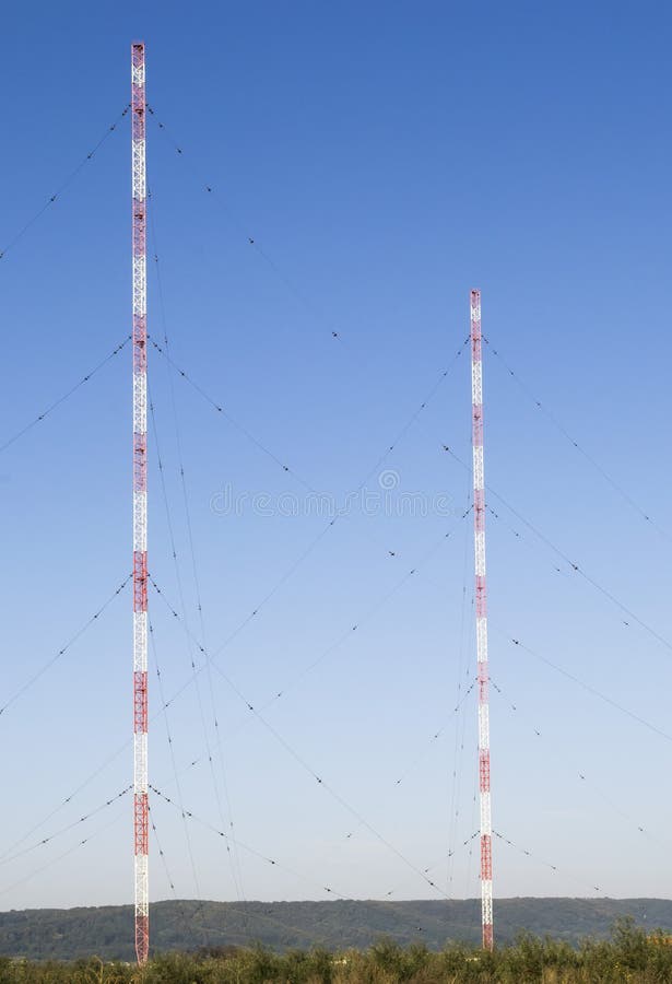 Radio communication stock image. Image of tower, propagation - 45445491