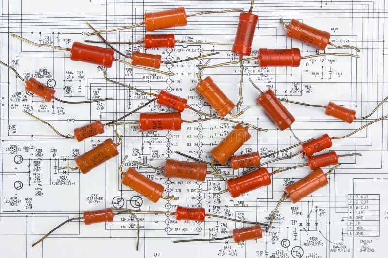 Radio components stock photo. Image of radio, diagram - 16693390