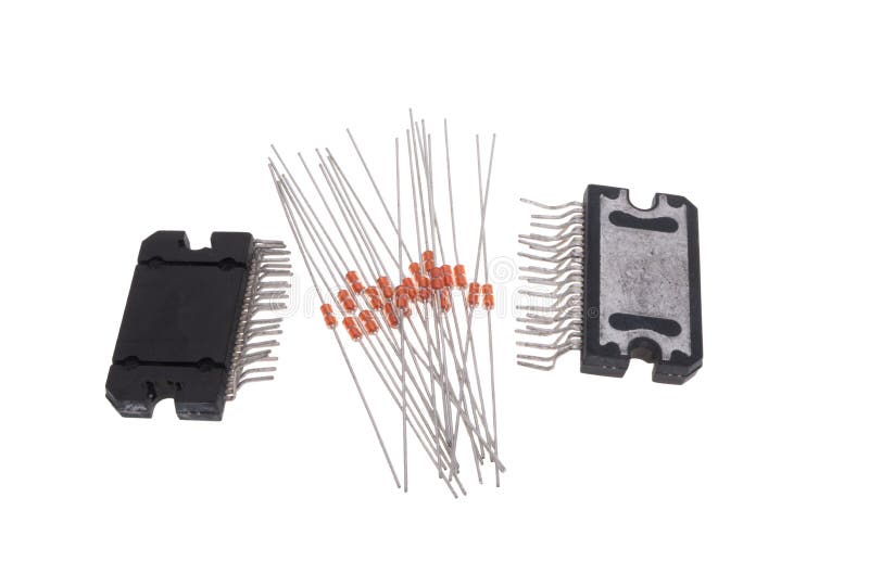 Radio Components Microchips Isolated Stock Image - Image of ... Radio Components Microchips Isolated Stock Image - Image of ...