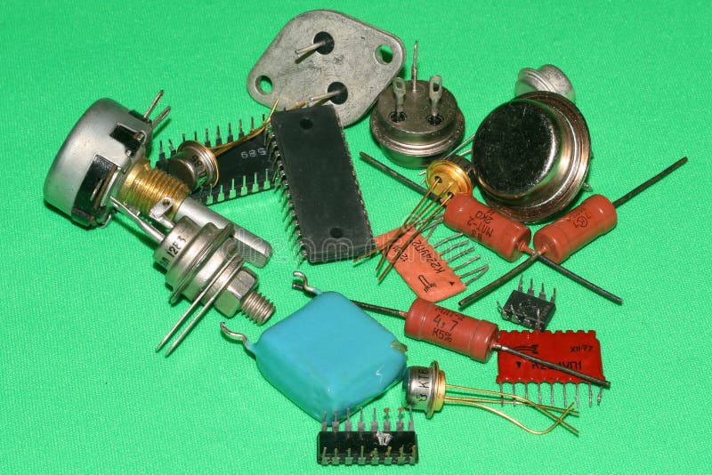 Radio components stock photo. Image of computers, electronic - 16850736