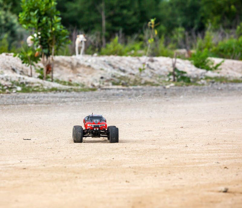 Radio Controlled Car Model in Race Stock Photo - Image of scale, race ...