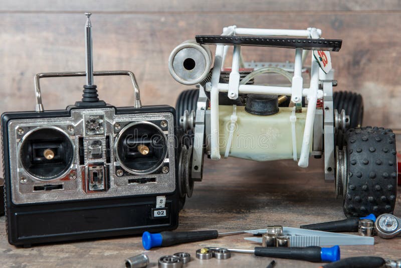 Radio-controlled Car Model with Tools for Repairing Rc Buggy Models and ...