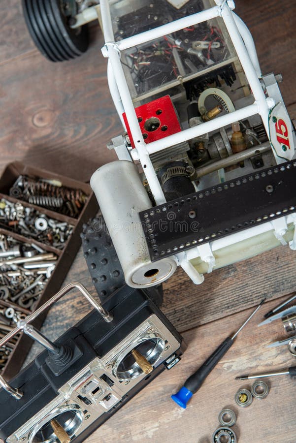 Control Panel and RC Buggy Model Stock Image - Image of small, power ...