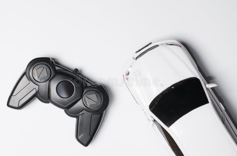 Radio-controlled Toy Car with Remote Control Stock Image - Image of ...