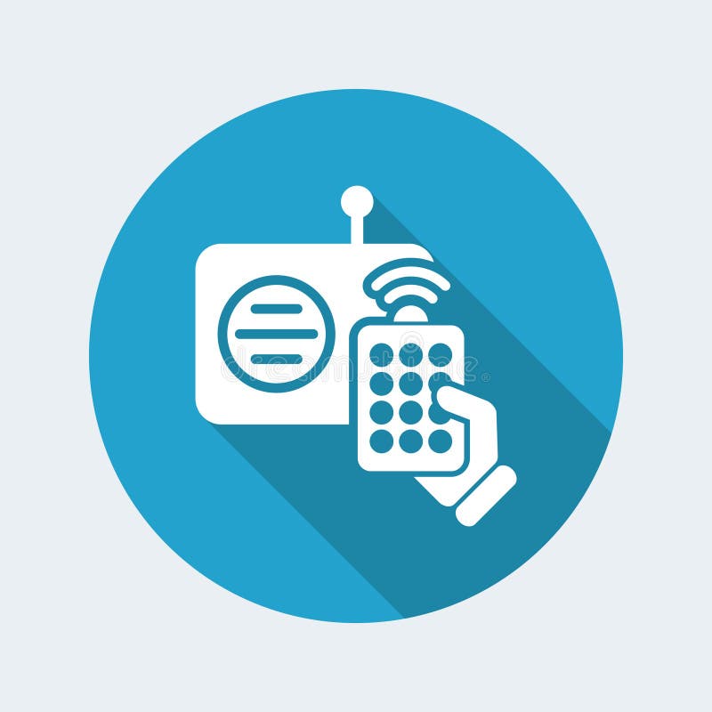 Radio controller icon stock vector. Illustration of vector - 96397636