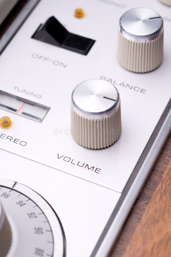 Radio dial stock photo. Image of object, household, volume - 9278746