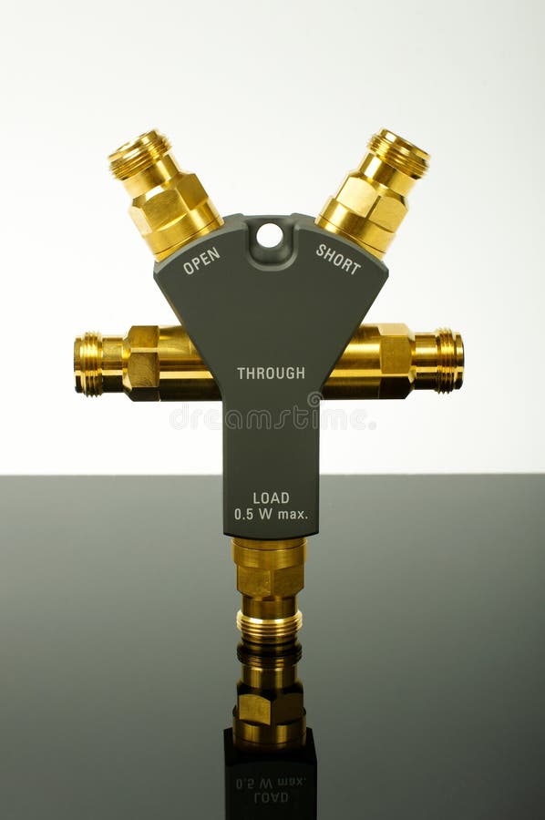 Radio Frequency Calibrator for Network Analyzers Stock Image - Image of ...