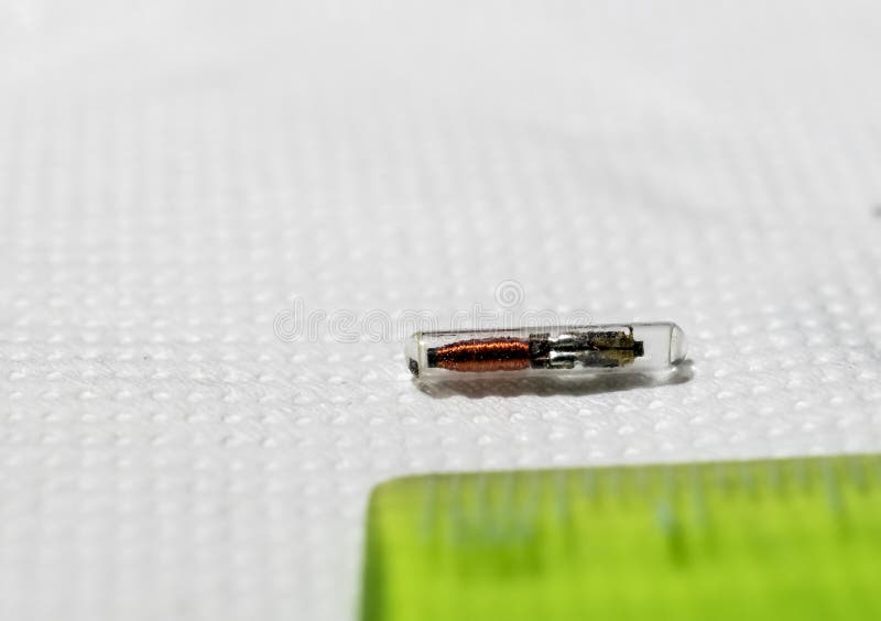 Radio Frequency Identification - RFID Microchip Stock Image - Image of ...