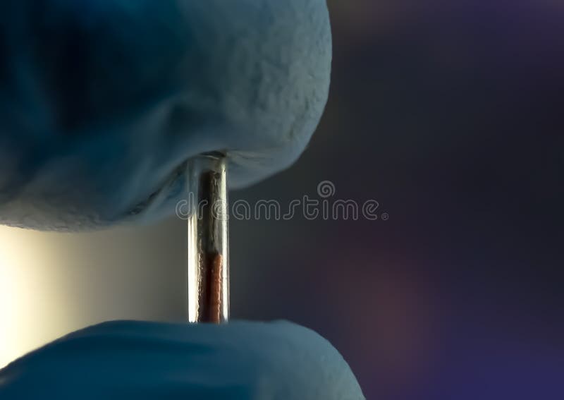 Radio Frequency Identification - RFID Microchip and Thermometer Stock ...