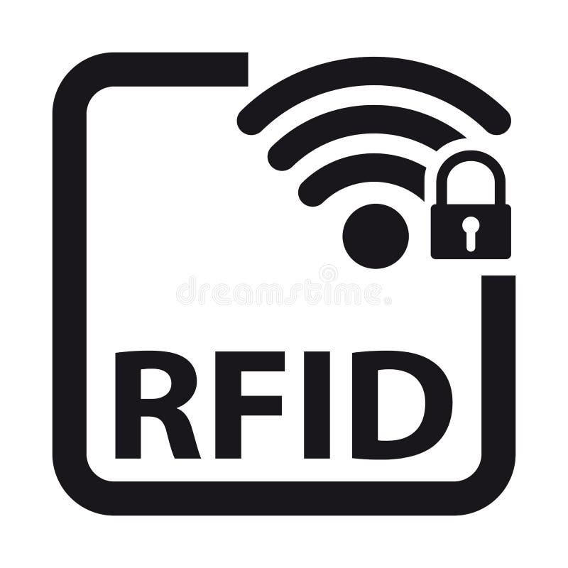 Radio Frequency Identification RFID - Vector Illustration - Isolated on ...