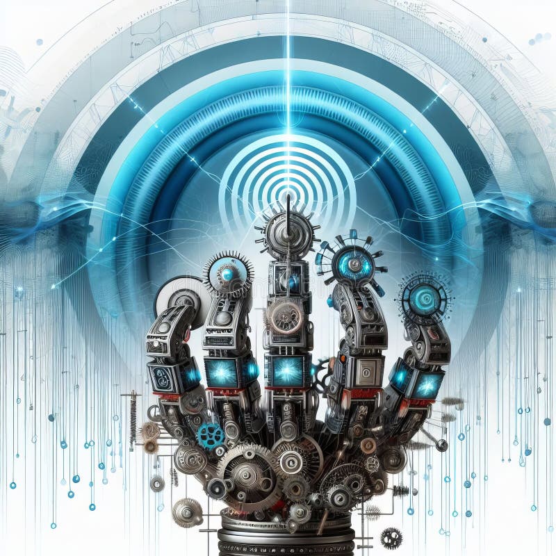 Radio Frequency Waves Electromagnetic Waves Used for Wirelss C Stock ...