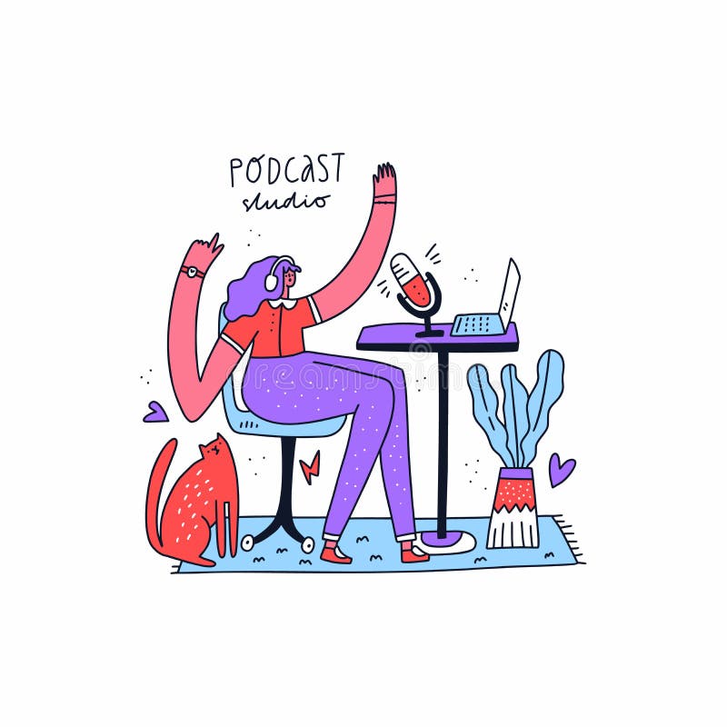 Broadcaster Outline Stock Illustrations – 156 Broadcaster Outline Stock ...