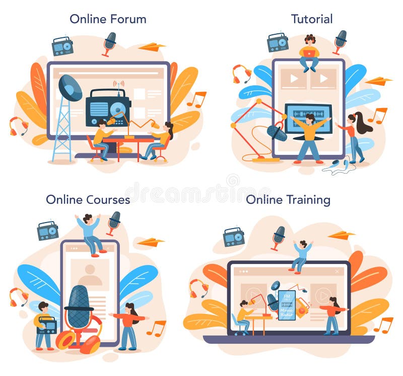 Radio Platform Stock Illustrations – 955 Radio Platform Stock ...