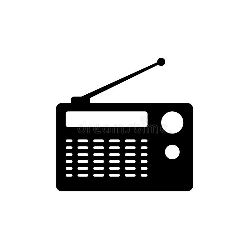 Radio Icon Design Template Vector Isolated Illustration Stock ...