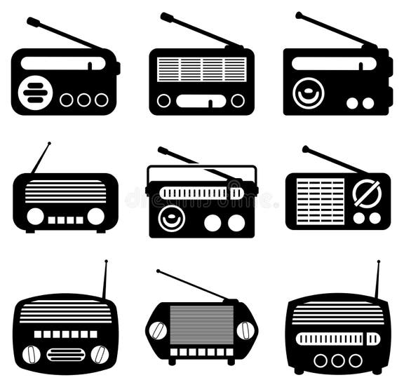 Radio Icons Antenna Stock Illustrations 7 968 Radio Icons Antenna