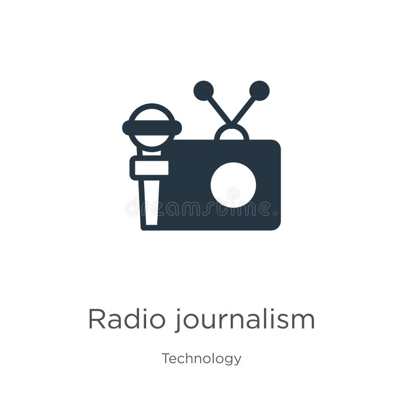 Two Way Radio Icon Vector. Trendy Flat Two Way Radio Icon from Army and ...