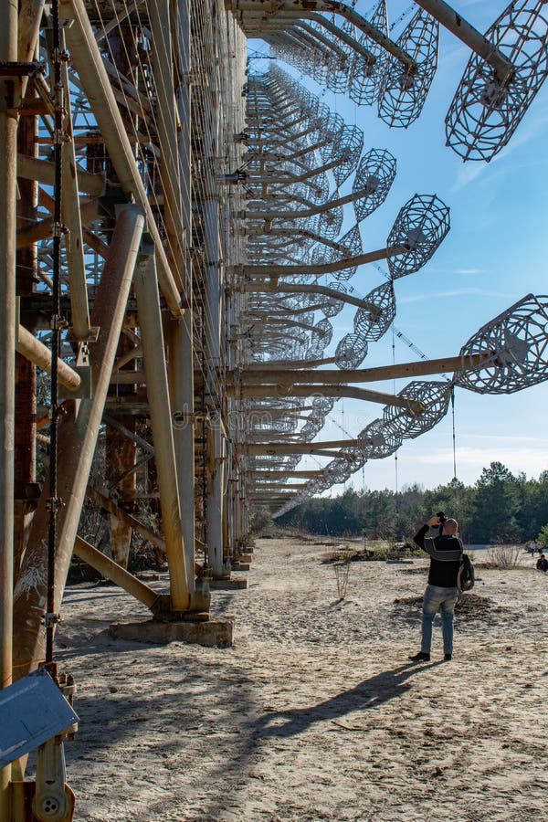Radio Locator Antenna Duga in Chernobyl Zone Editorial Image - Image of ...