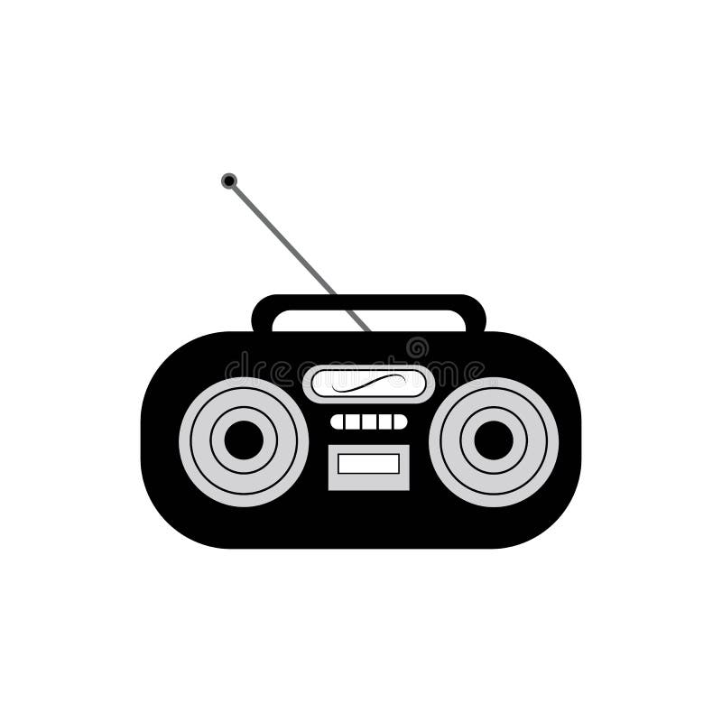 Radio logo vector template stock illustration. Illustration of station ...