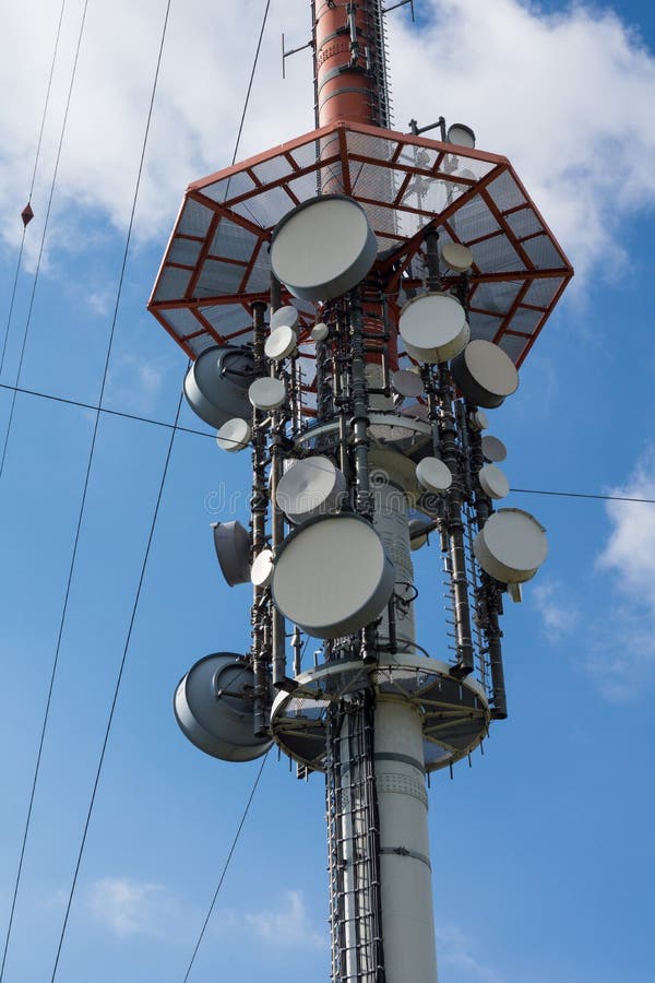 Radio mast stock image. Image of receiver, network, data - 44512759