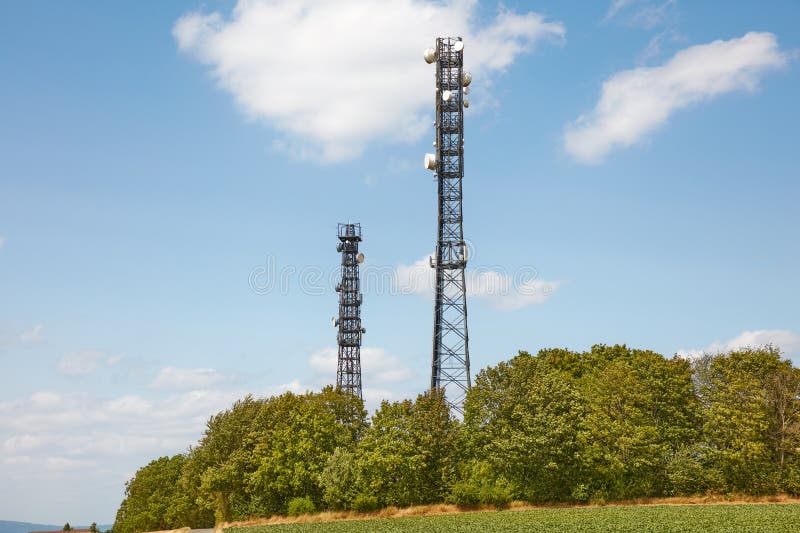 Radio mast stock photo. Image of message, mobilephone - 297789000