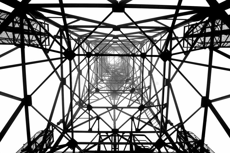 Radio mast pylon stock photo. Image of mast, haze, blackandwhite - 1285830