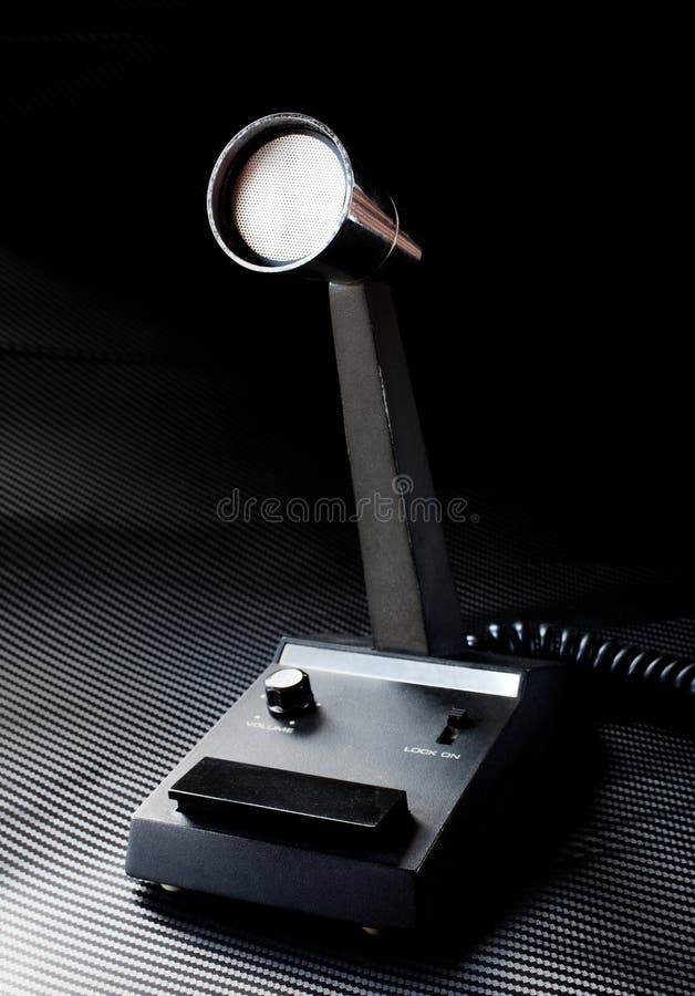 Radio microphone stock photo. Image of microphone, radio - 48253324